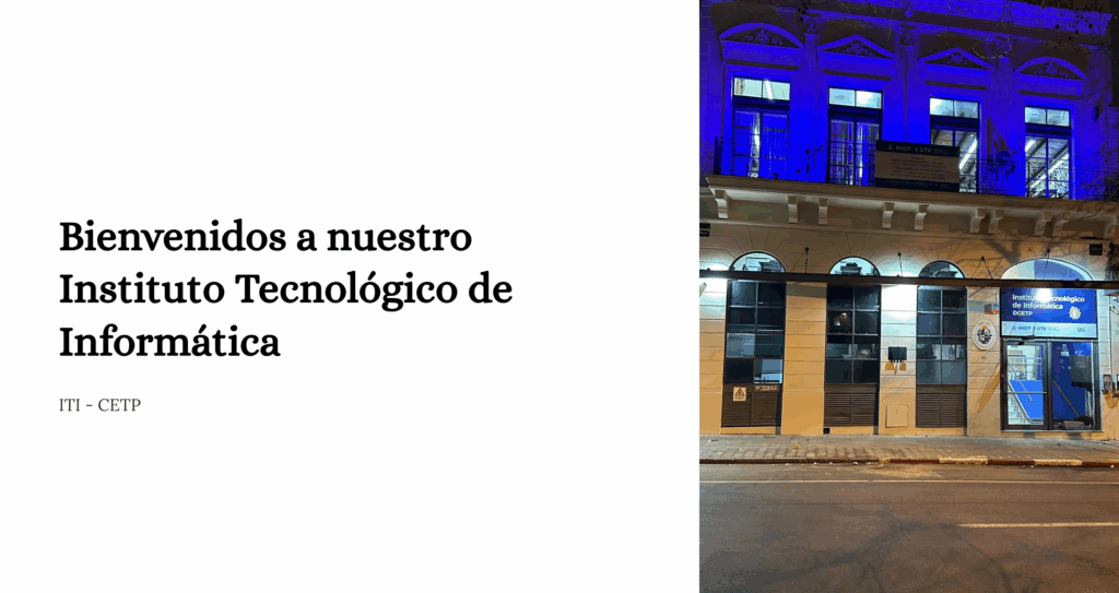 Inicio - Instituto Tecnológico de Informática - UTU